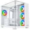Thunder Battle Station TGC-666 Case – White – Three sided tempered ...